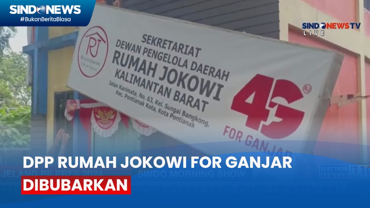 DPP Rumah Jokowi For Ganjar Dibubarkan, Lepas Semua Atribut dan Ganti ...