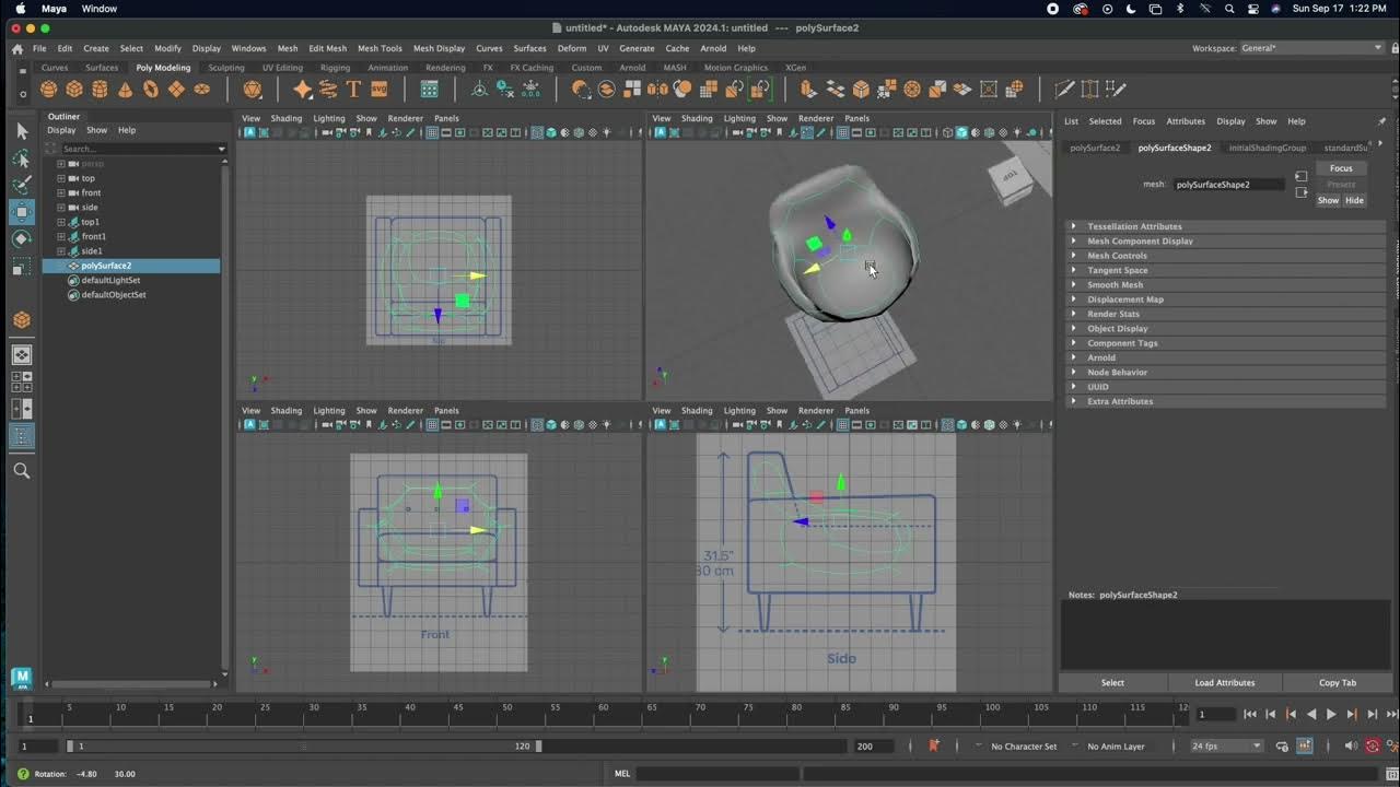 Modeling with Image planes and Booleans HD 1080p - YouTube