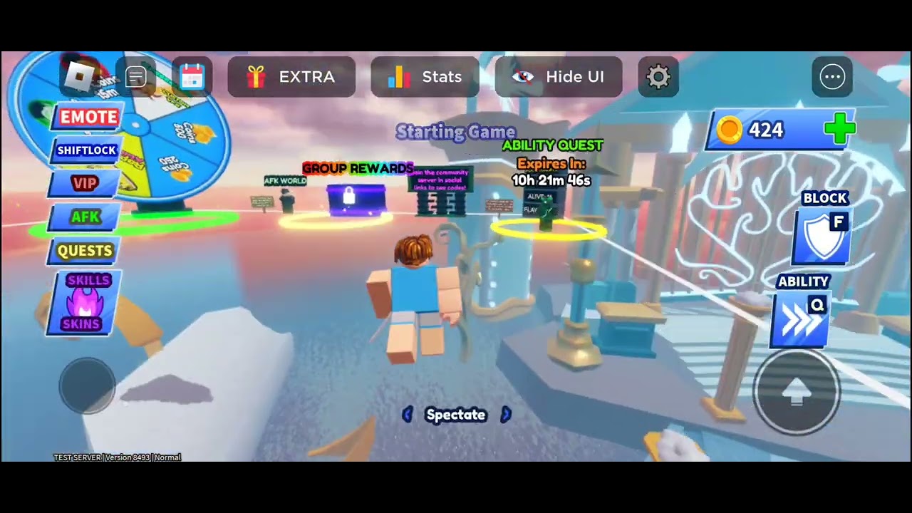 New Blade Ball Testing Place!! - YouTube