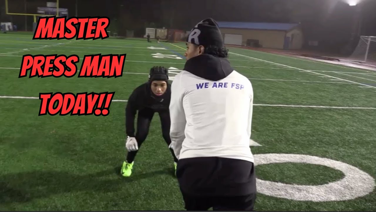 The Ultimate Guide to Press Man Coverage for DBs! - YouTube