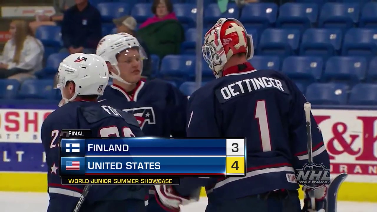 2017 WJSS Highlights: USA 4, Finland 3 - YouTube
