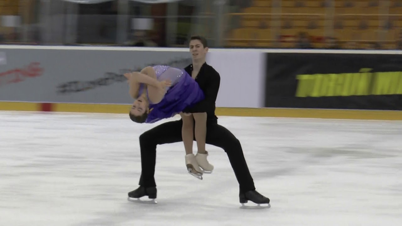 16 Lara LUFT : Asaf KAZIMOV GER Junior Ice Dance FD Mentor Torun Cup ...