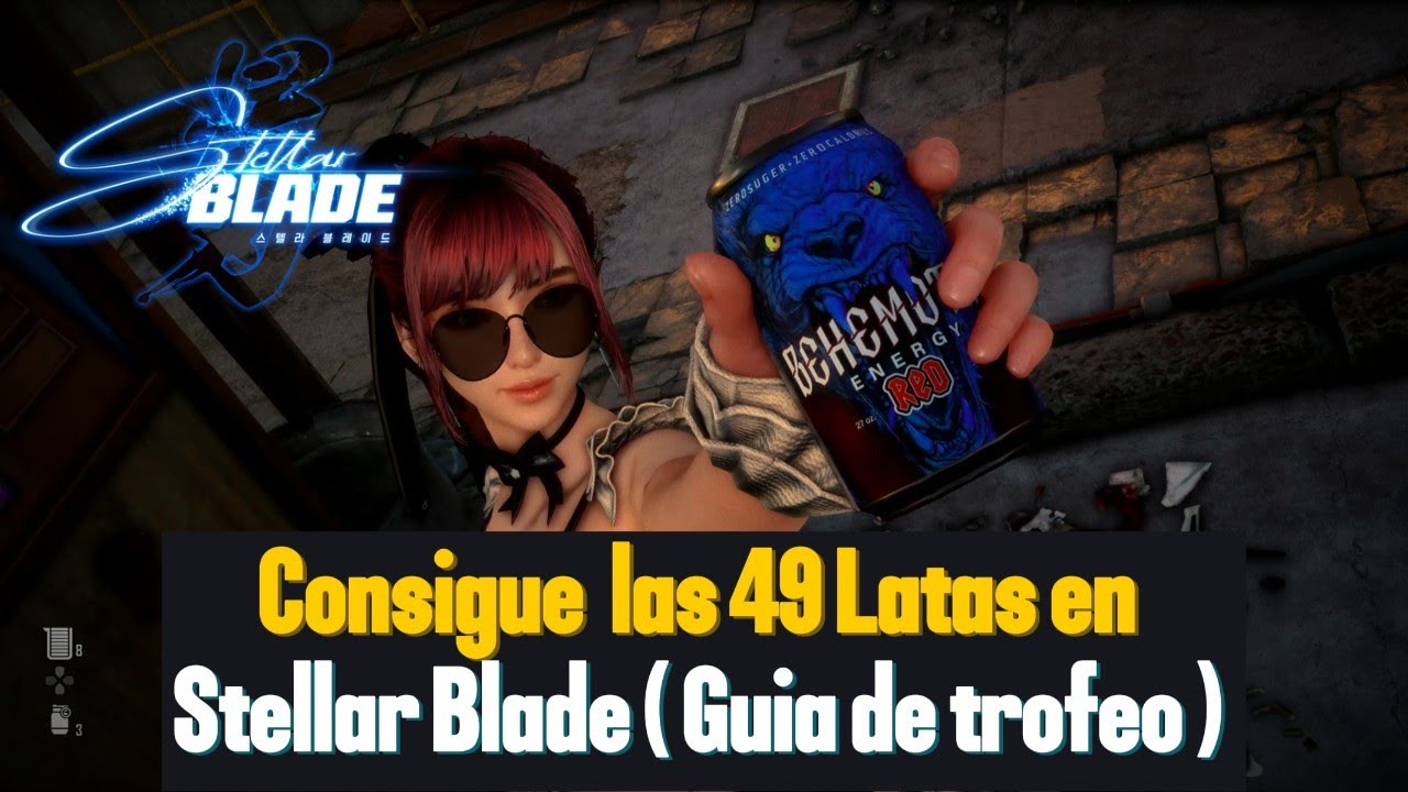 Stellar Blade: Consigue las 49 latas (Guia de trofeo y traje) - YouTube