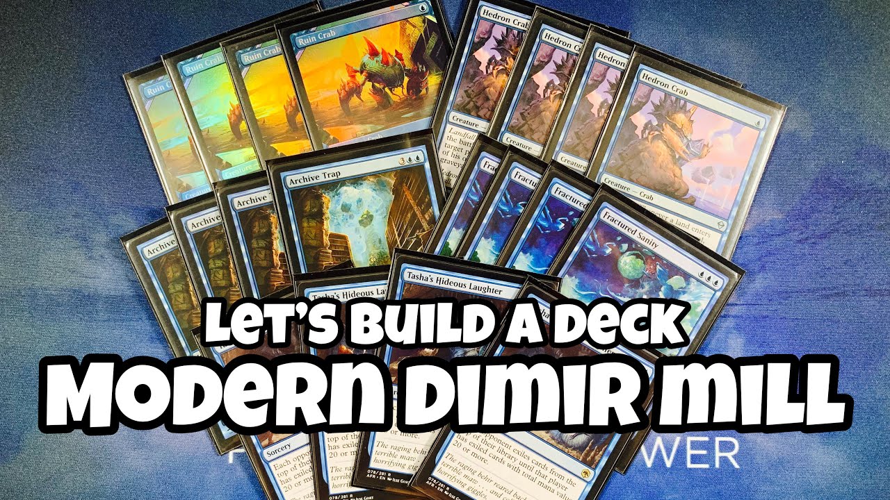 Modern DIMIR MILL - Let's BUILD A DECK Series // Magic the Gathering ...