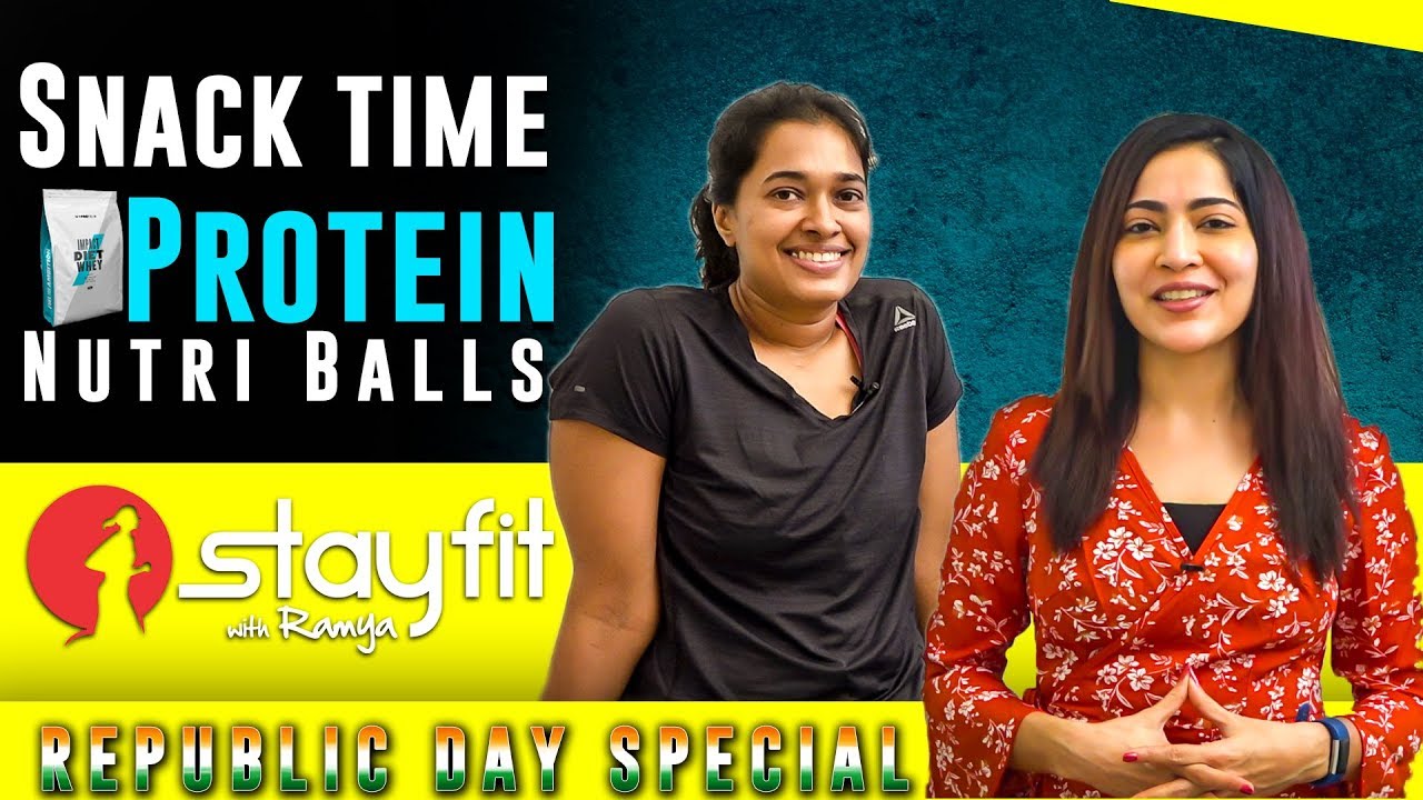 Republic Day Special: Snack Time - Protein Nutri Balls | Ramya - YouTube