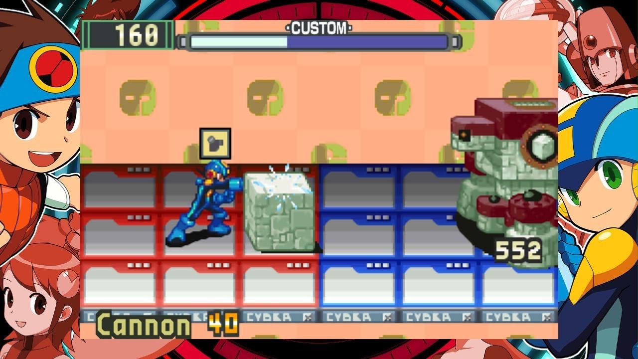MEGAMAN BATTLE NETWORK LEGACY COLLECTION Vol.1|Megaman.exe vs Stoneman.exe - YouTube