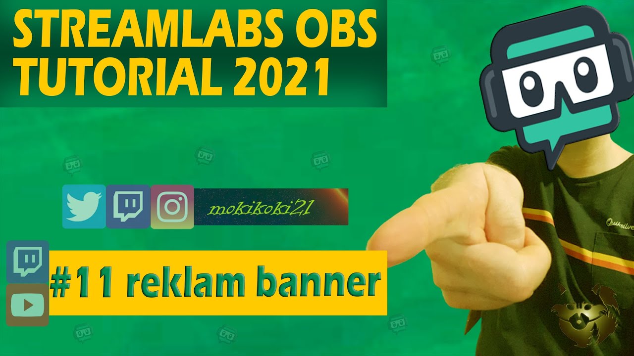 STREAMLABS OBS Tutorial Svenska - #11 Hur man INFOGAR EN REKLAM BANNER ...
