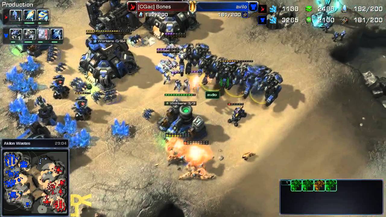 [CGac]Bones vs avilo [PvT] #SC2 - YouTube