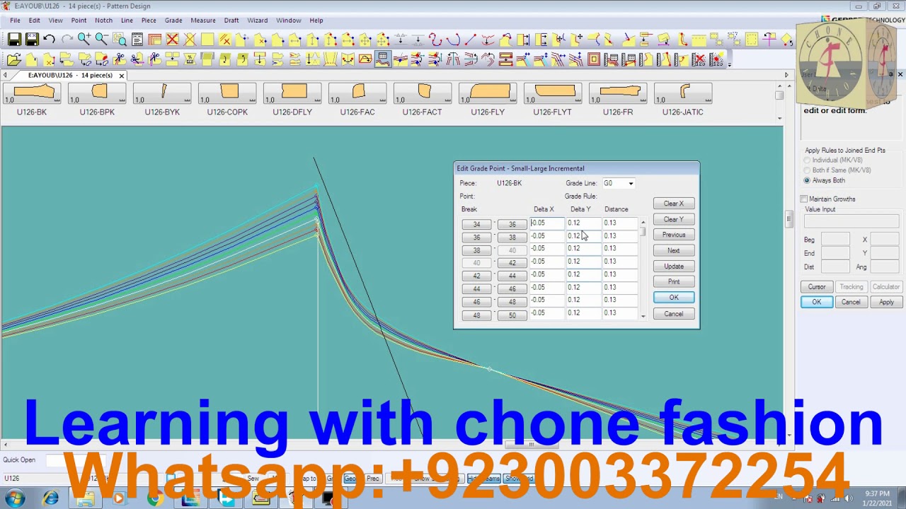 garment pattern grading techniques, Gerber accumark par pattern grading ...