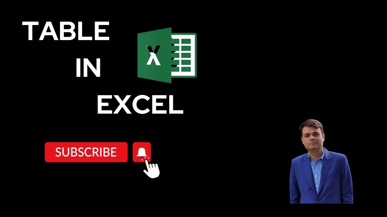 TABLE IN EXCEL YouTube table-in-excel-youtube