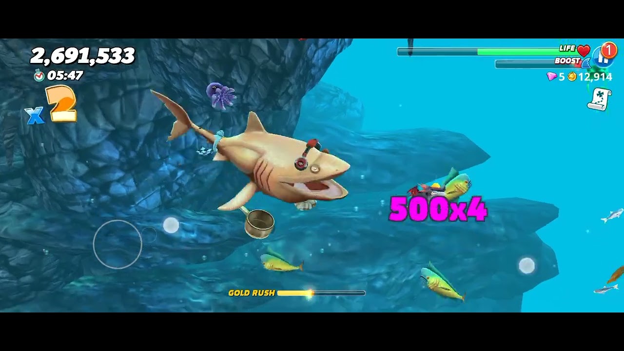 ada hiu baru lagi gays 🤩🤩🤩🤩 @ Bambang gaming # game hiu # game Hungry ...