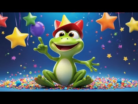 Ten Little Frogs Count Again | Kids Rhyme Song - YouTube