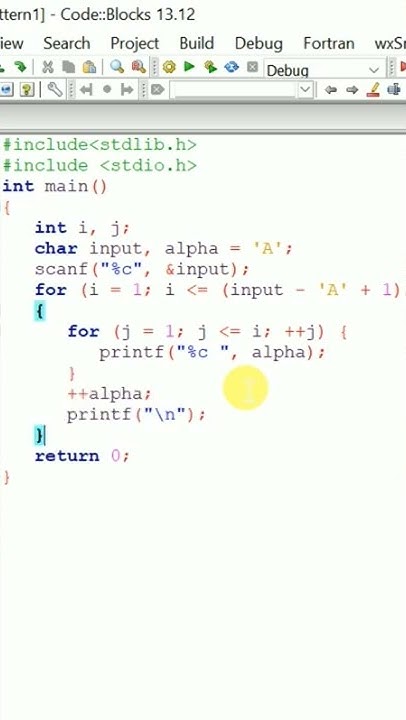 Shorts C Program Print Pattern Youtube