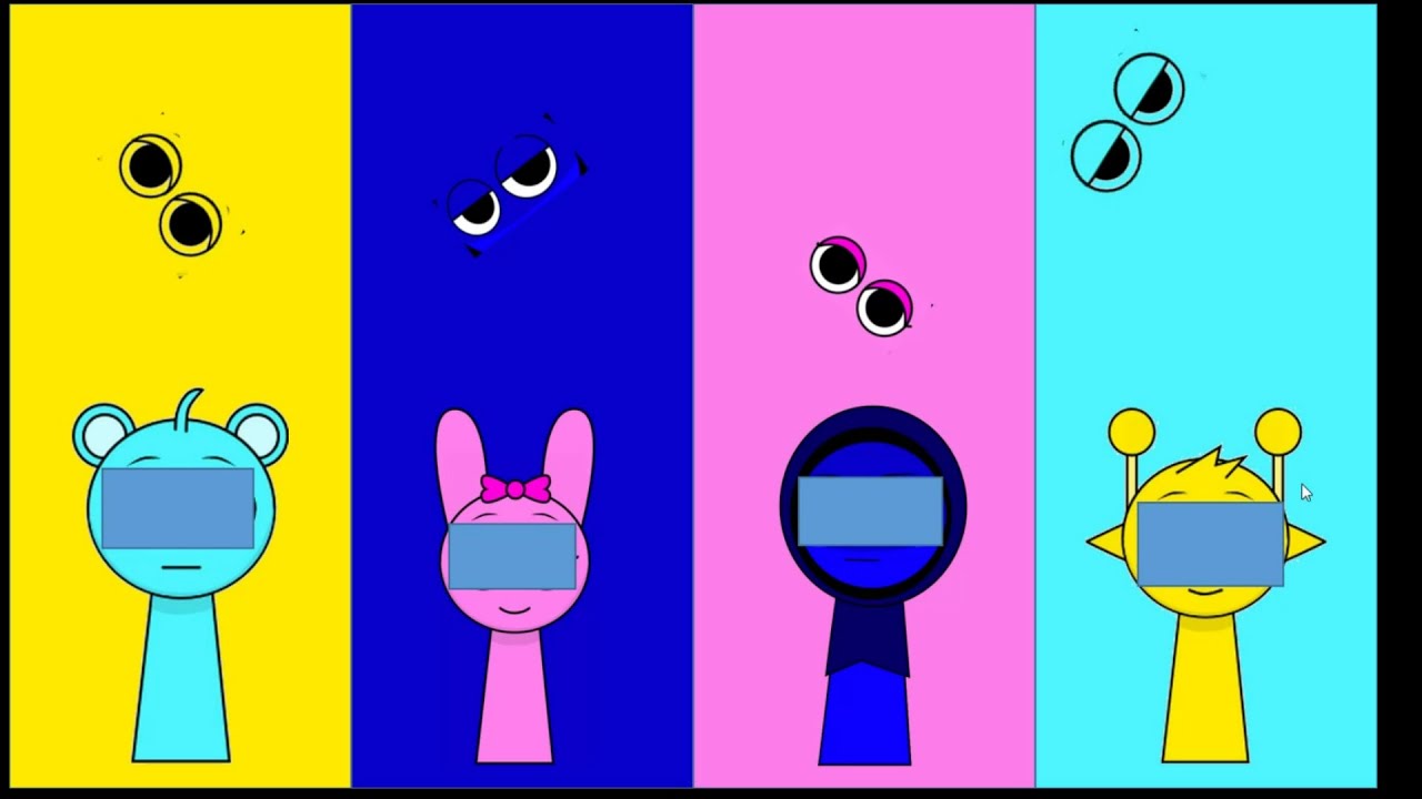 Sprunki Character Without Eyes - Restoring Eyes in Animation! - YouTube