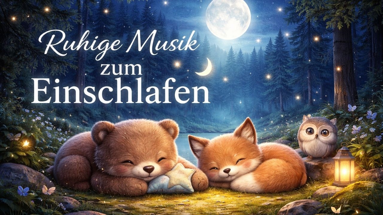 Sanfte Instrumentale Schlafmusik für Kinder 🌙 1 Stunde ruhige Musik zum ...