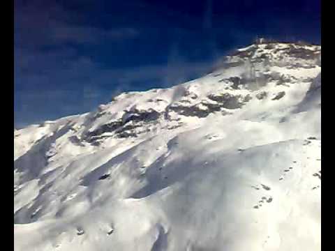 Valle d'Aosta Cervinia Funivia Plateau Rosa Cervino - YouTube