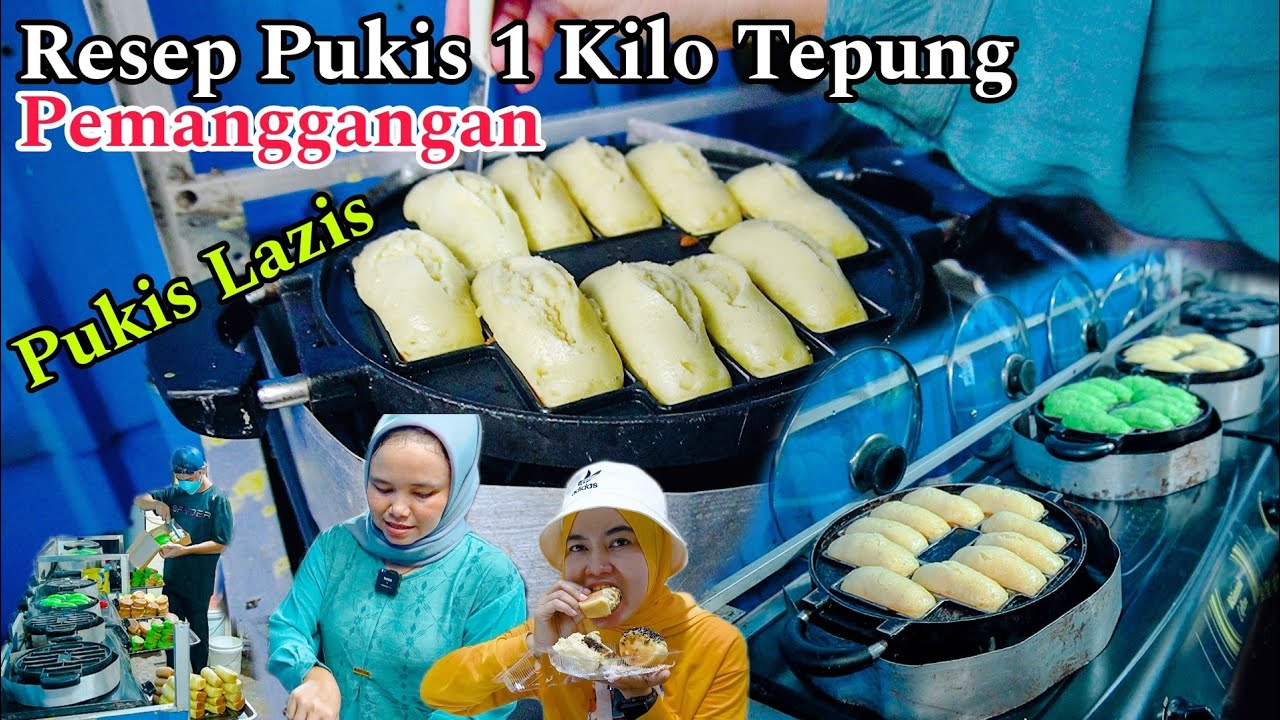 RESEP KUE PUKIS SUPER LEMBUT | CARA MEMANGGANG PUKIS AGAR LEMBUT DAN ...