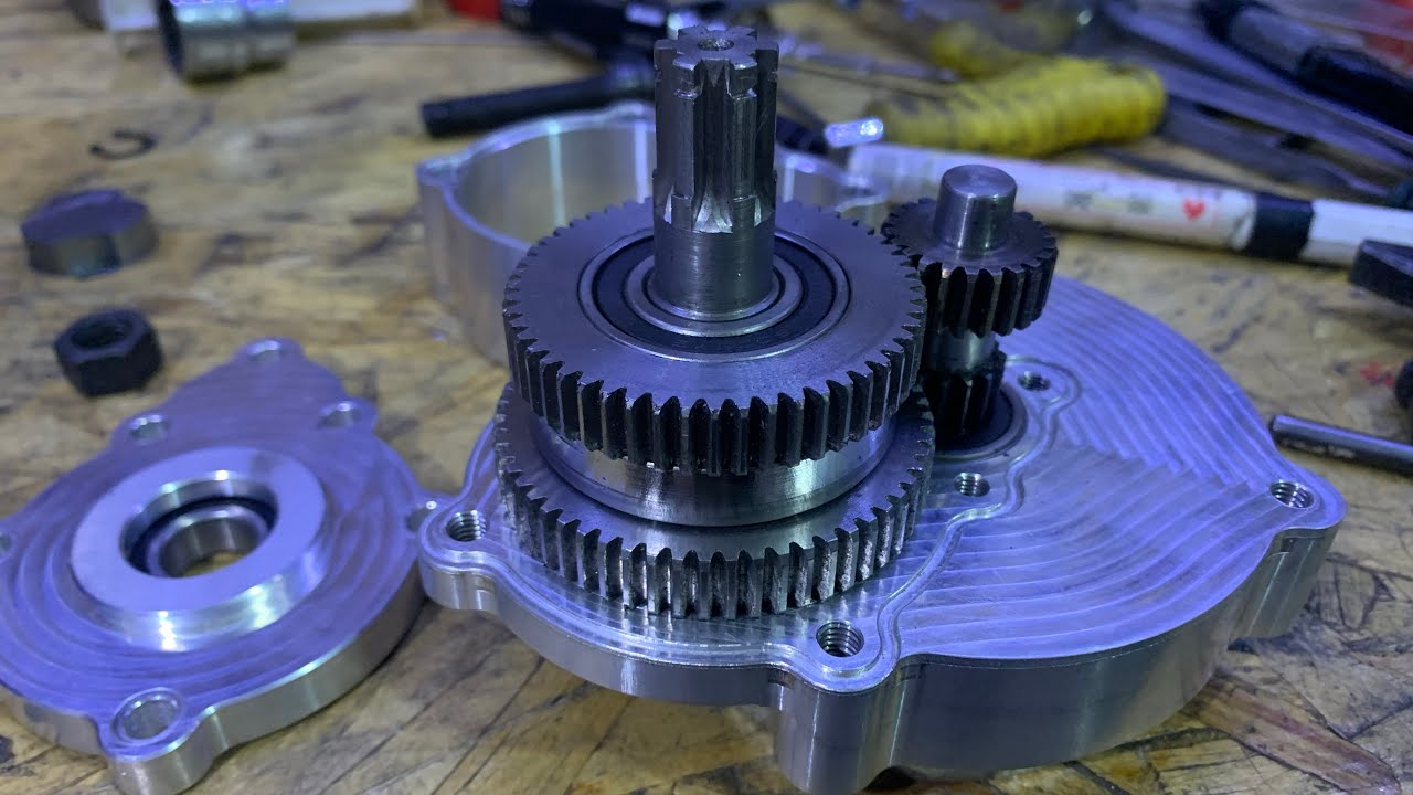 63cc go kart upgrade 2 gearbox - YouTube