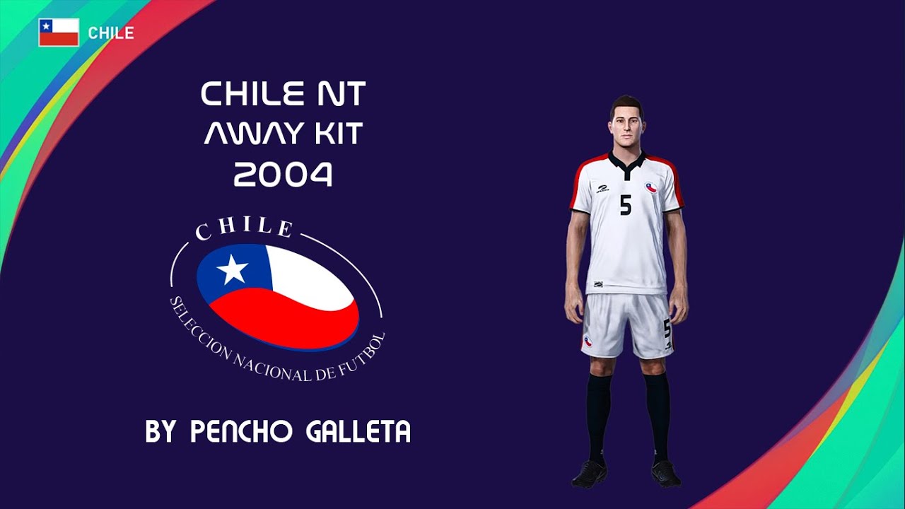 CHILE NT AWAY KIT 2004 / KITS CLASICOS / PES 2021 / PS4 - YouTube