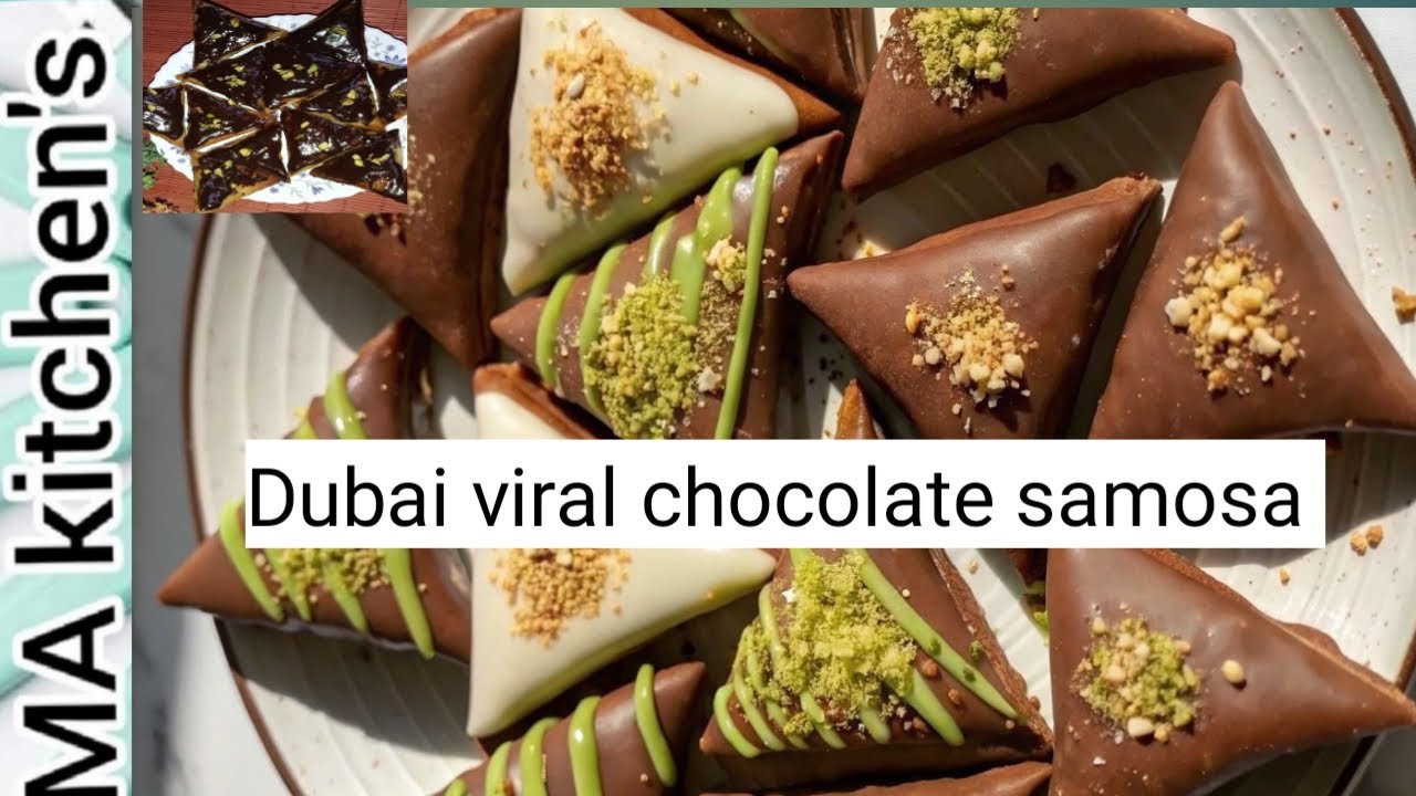 Mitha samosa| Dubai viral chocolate samosa|| sweet samosa recipe by MA ...