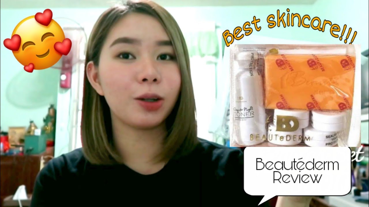 BEAUTEDERM REVIEW!! 1-7 days trying out this skincare set Okay ba for ...