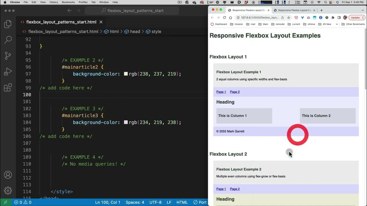 Responsive Flexbox Layout Patterns - YouTube