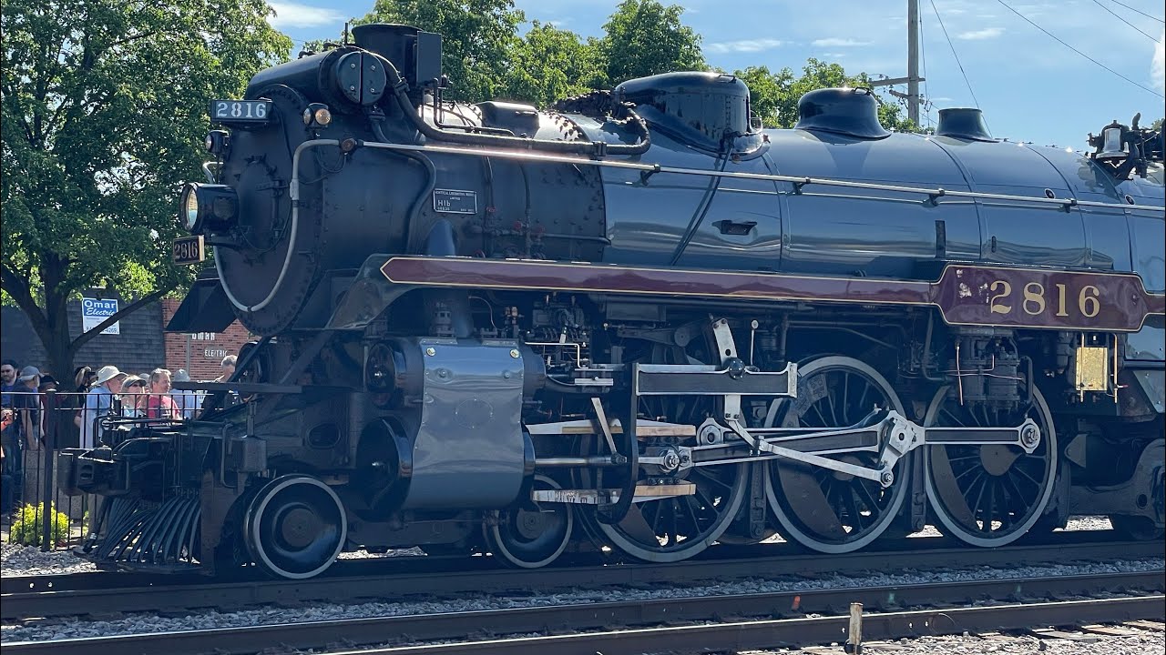 Railfanning Franklin Park, IL | Ft. CP #2816 “Empress” w/ Whistle + Bell + Hornshows | 5/8/24 ...