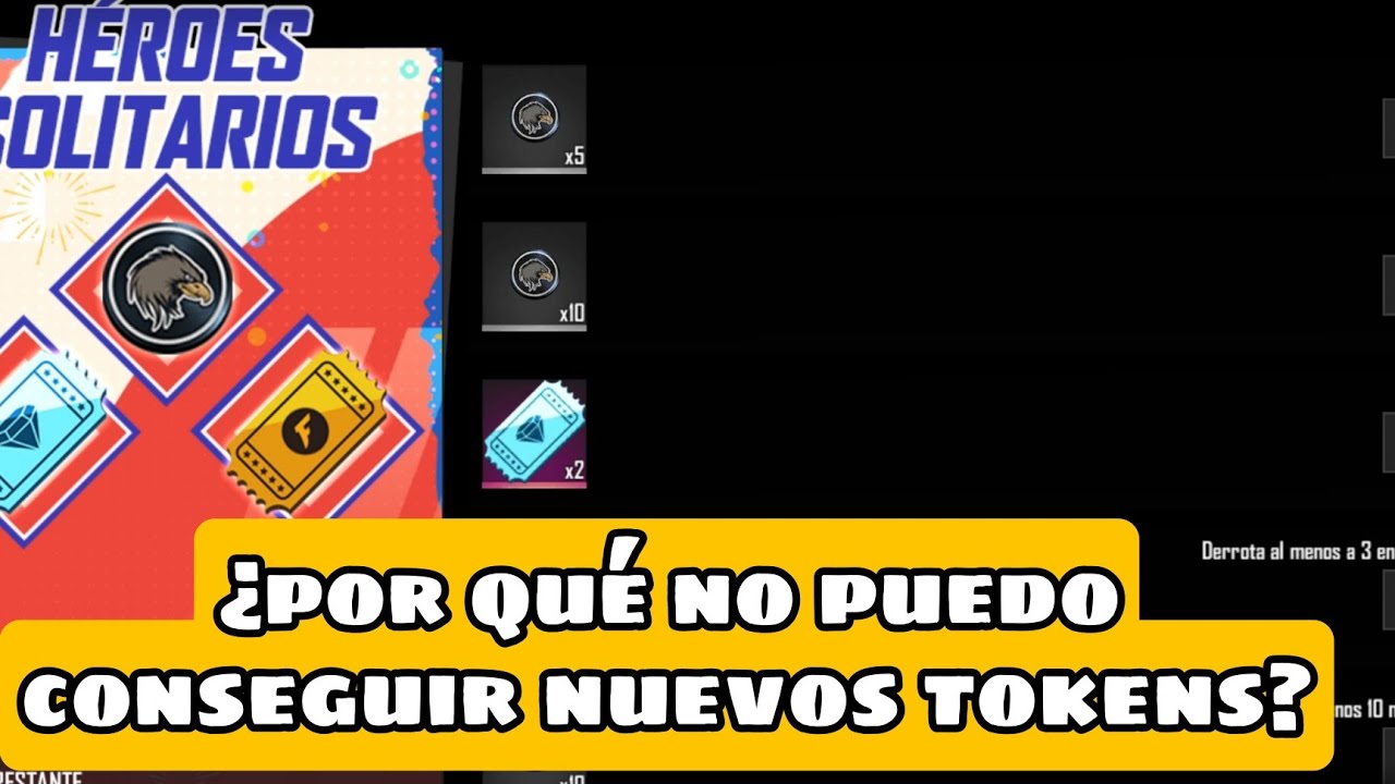 POR QUÉ NO PUEDO CONSEGUIR MAS TOKENS DE HALCÓN EN FREE FIRE - YouTube