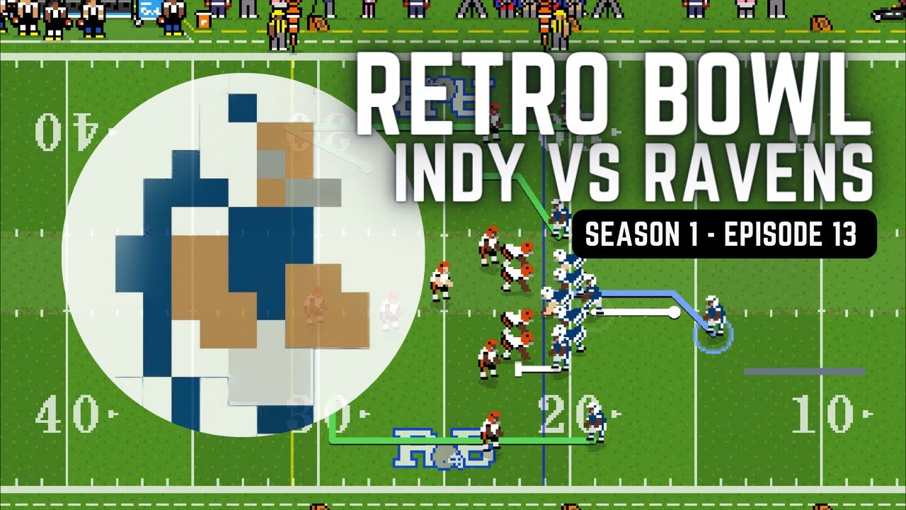 Retro Bowl - Indy vs. Ravens (s1 e13) #football - YouTube