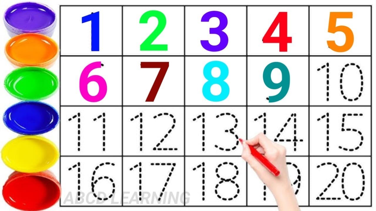One two three | 1 to 100 counting | ABC, ABCD |123, 123 Numbers | learn ...