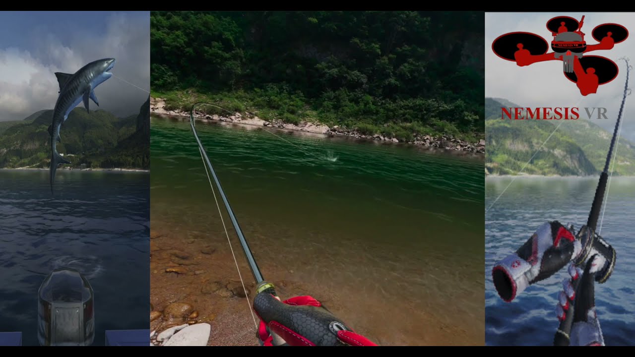 Real VR Fishing for Rainbow Trout - YouTube