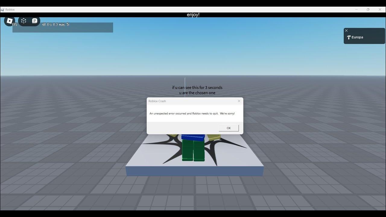 Roblox has timed out. Please restart your client. - YouTube