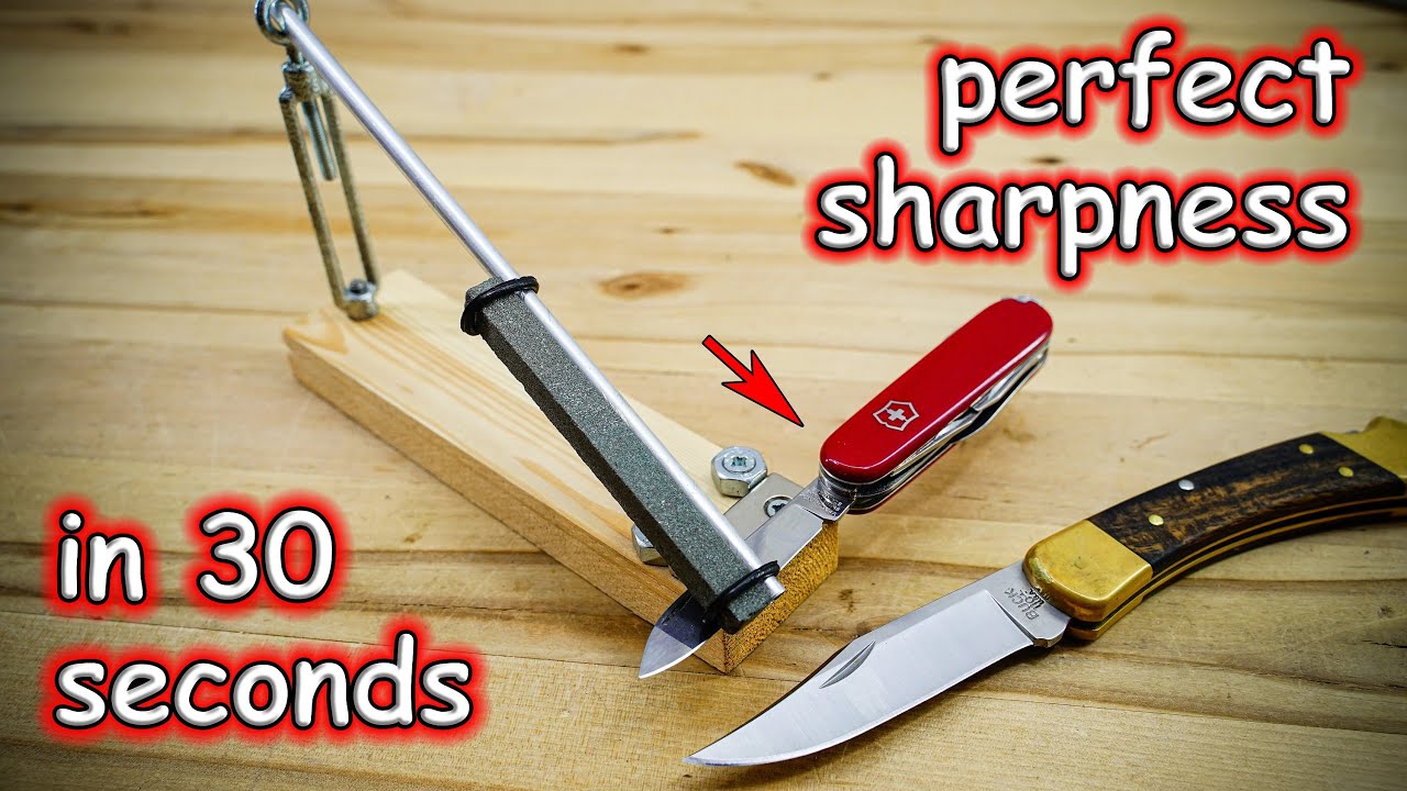 The simplest design to make a Professional Knife Sharpener quickly and ...