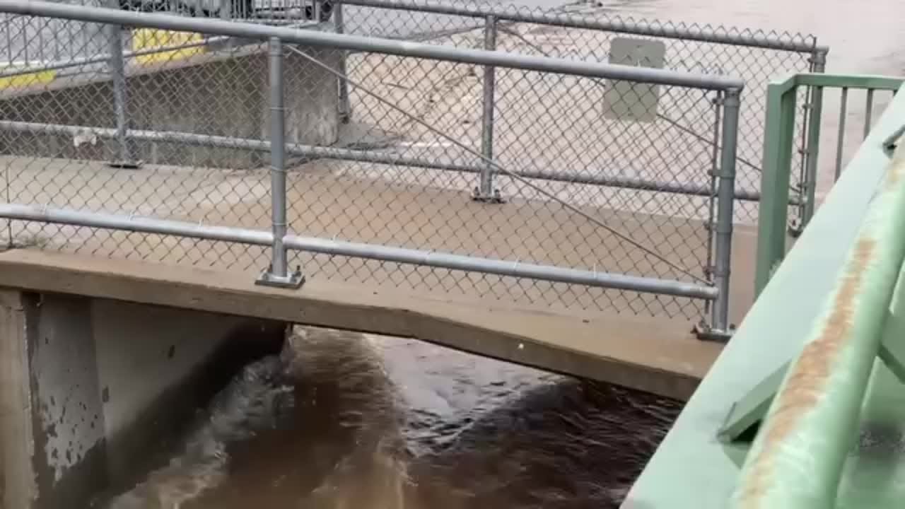 Downtown Seneca, Mo. at Lost Creek. Main St remained open - YouTube