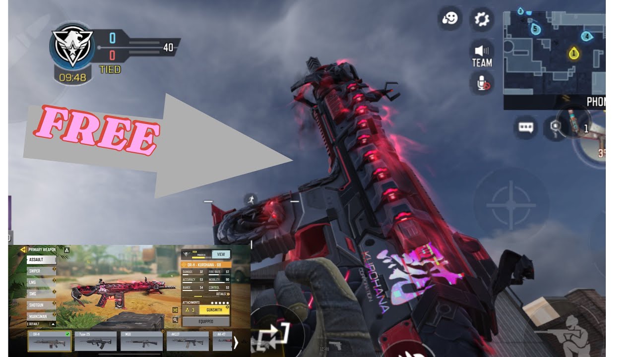 HOW TO GET THE NEW FREE LEGENDARY DRH ( free legendary gun CODM) - YouTube