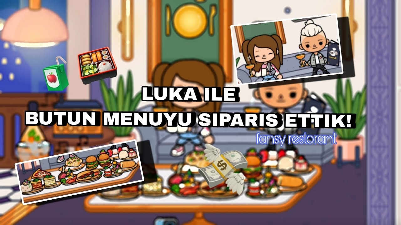 Luka İle Bütün Menüyü Sipariş Ettik! Luka | Toca Life: VANESSA - YouTube