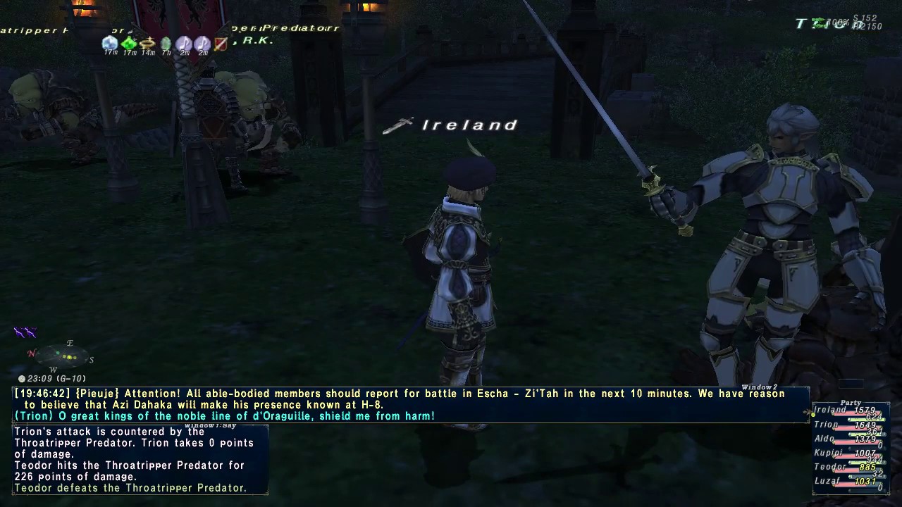 Final Fantasy XI FFXI BRD99WHM49 BRD Bard Ireland WotG Vunkerl Inlet [S ...