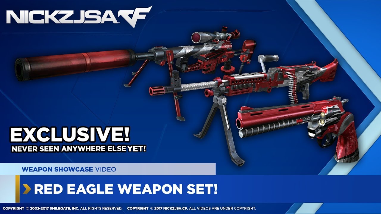Red Eagle Weapon Set! (Quick Weapon Showcase) | CROSSFIRE North America ...