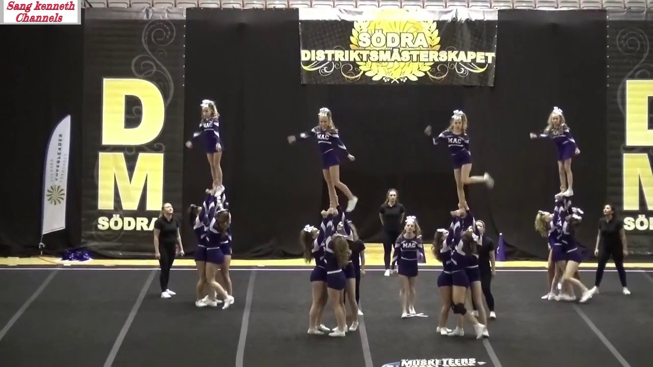 cheerleading sweden 17-3-2018 del 5 - YouTube