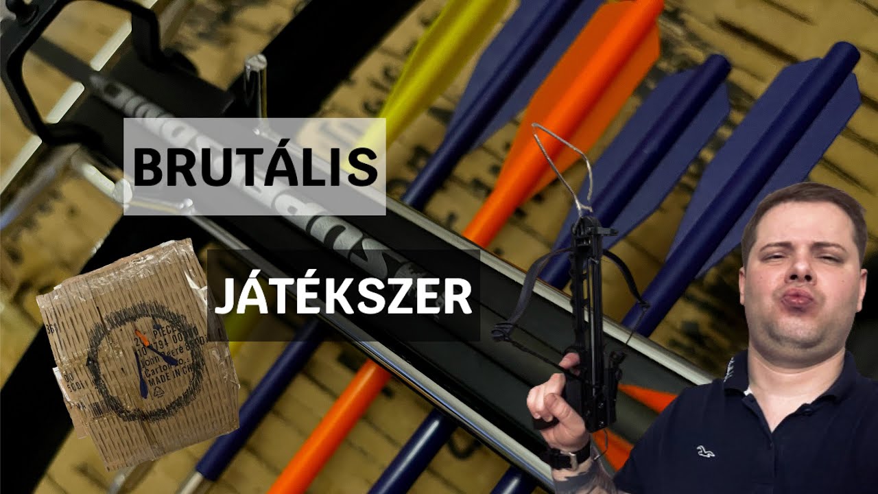 Skorpion PXB50 NYÍLPISZTOLY UNBOXING & TESZT - YouTube