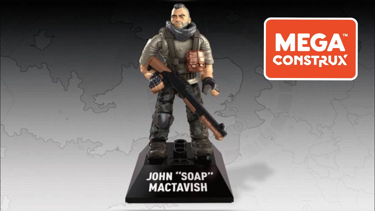 Mega Construx Call of Duty John “Soap” Mactavish - YouTube