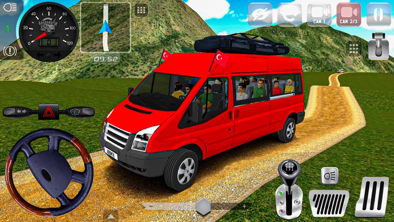 Minibus Simulator Vietnam #25 - Kırmızı Ford Transit Oyunu - Minibüs ...