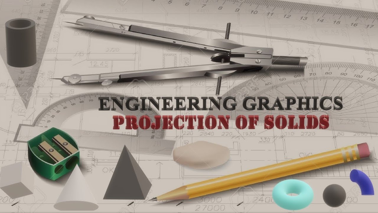 Engineering Graphics /Engineering Drawing | Projection of solids ...