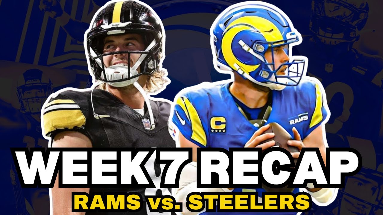 #Rams Week 7 Recap: Rams lose to Steelers, 24-17, Puka shines again ...