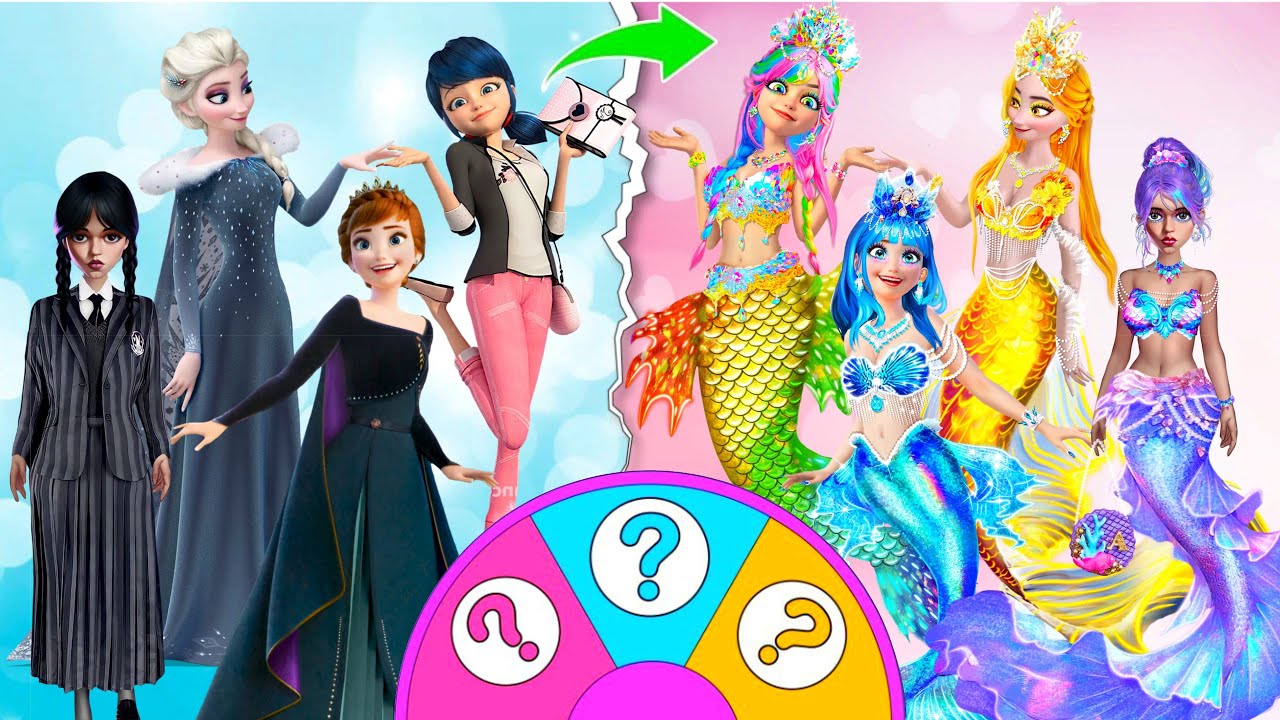 Ladybug, Disney Princess & Wednesday Family Get NEW FASHION STYLE ...