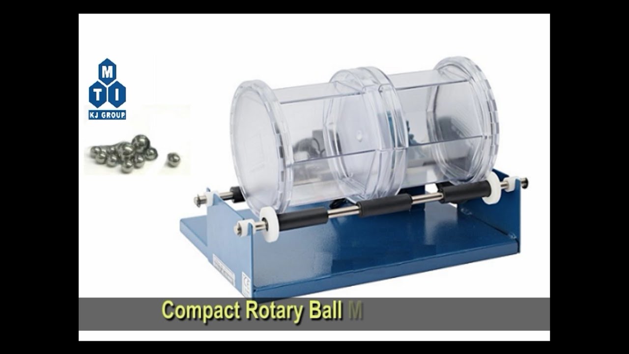 MSK SFM 15 Compact Rotary Ball Mill ( 3 Kg Max. Load) with Dual Clear ...