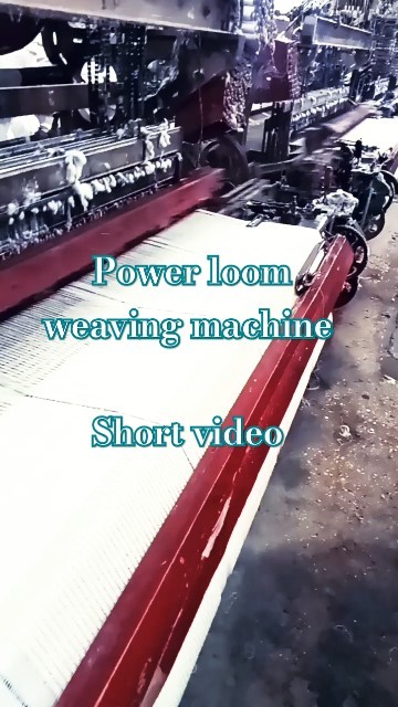 power loom weaving machine!!! - YouTube