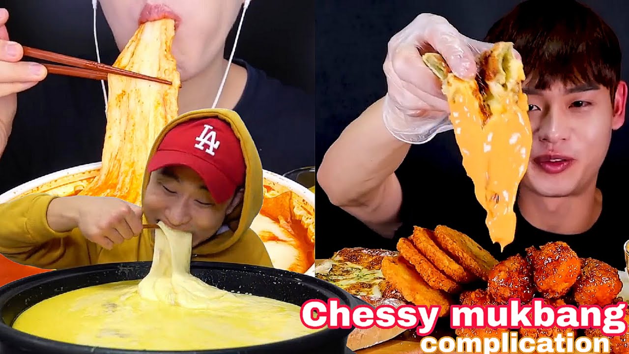 Insane Cheesy Mukbang Compilation 🍕🧀 | Absurd Amounts of Cheese Madness ...