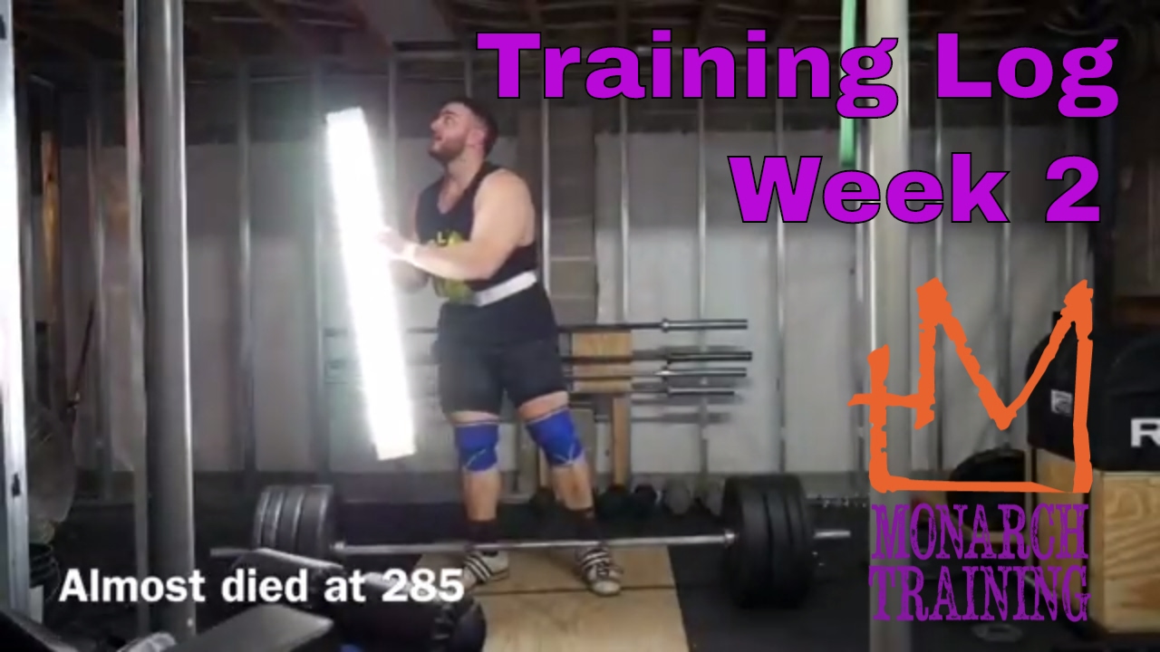 Training Log Week 2 - YouTube