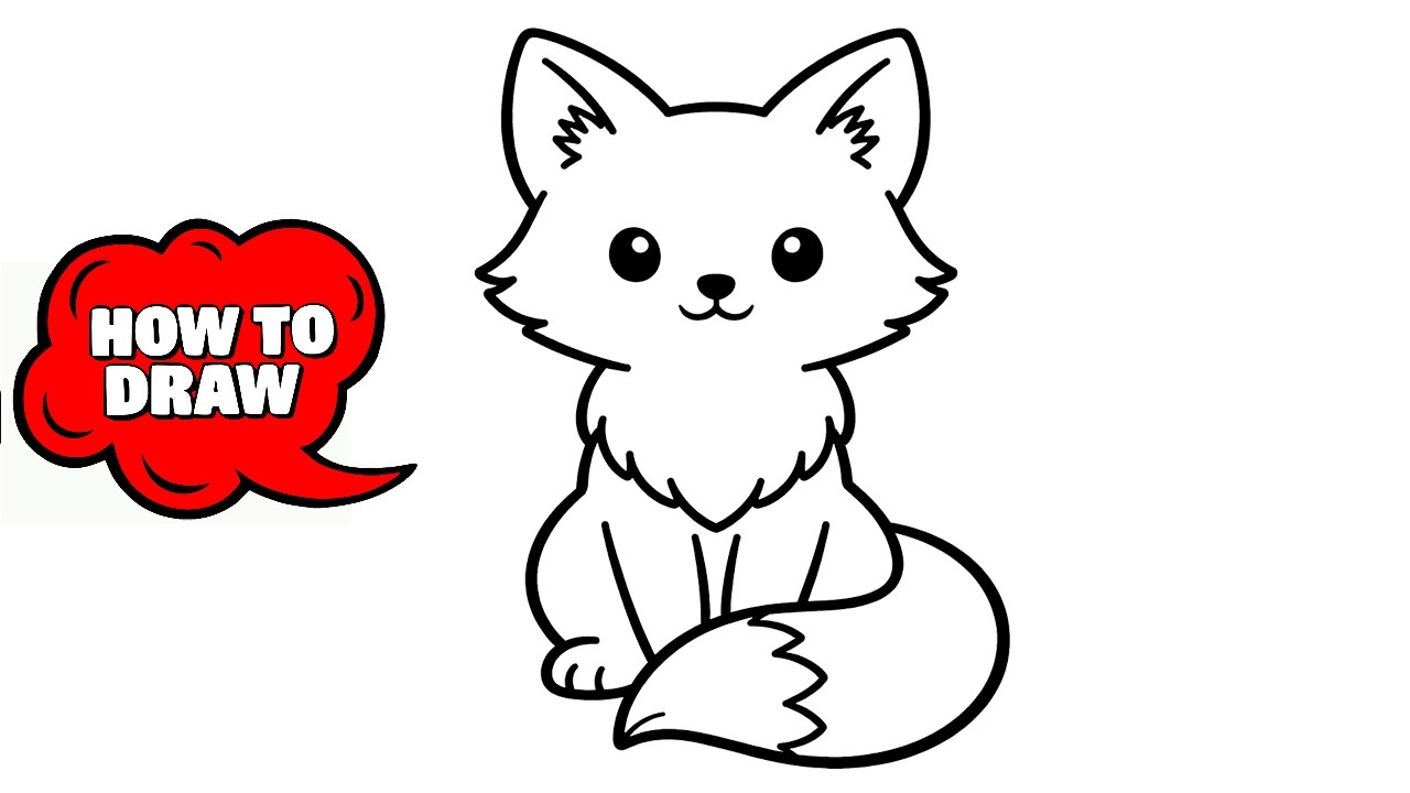 How to Draw a Fox Easy 🦊 | Step-by-Step Sketch for Beginners | Fox ...